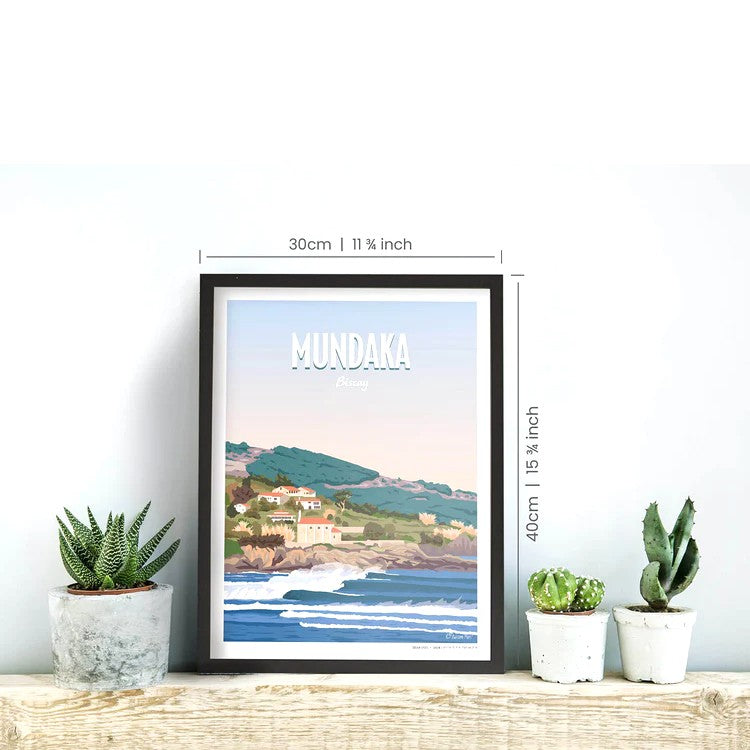 AWESOME MAPS - Poster - Mundaka